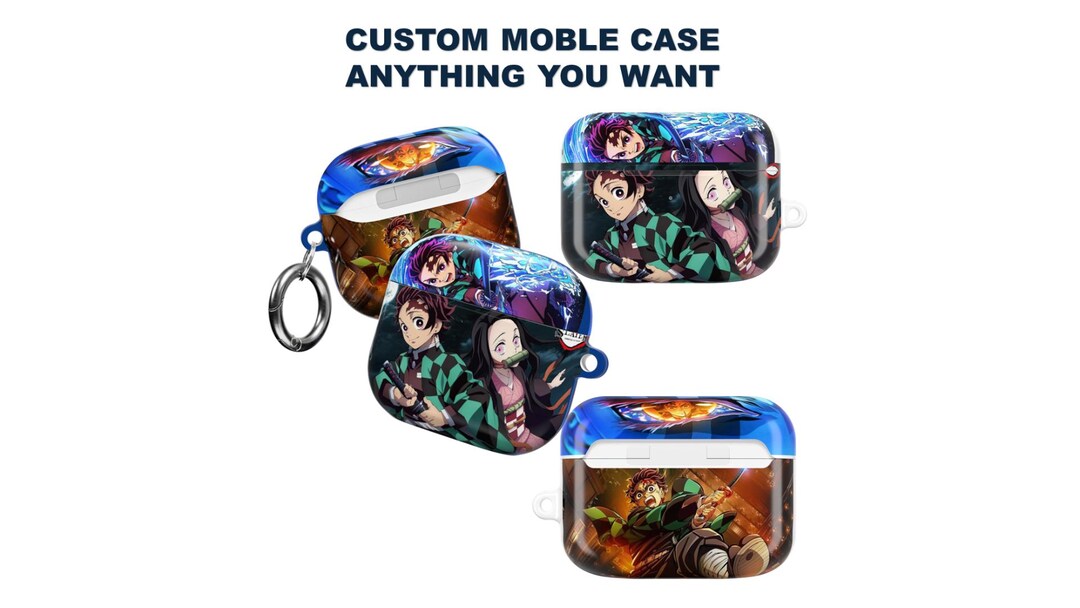 Custom Demon Slayer AirPod Case,demon Slayer Gift,christmas Gift AirPod ...