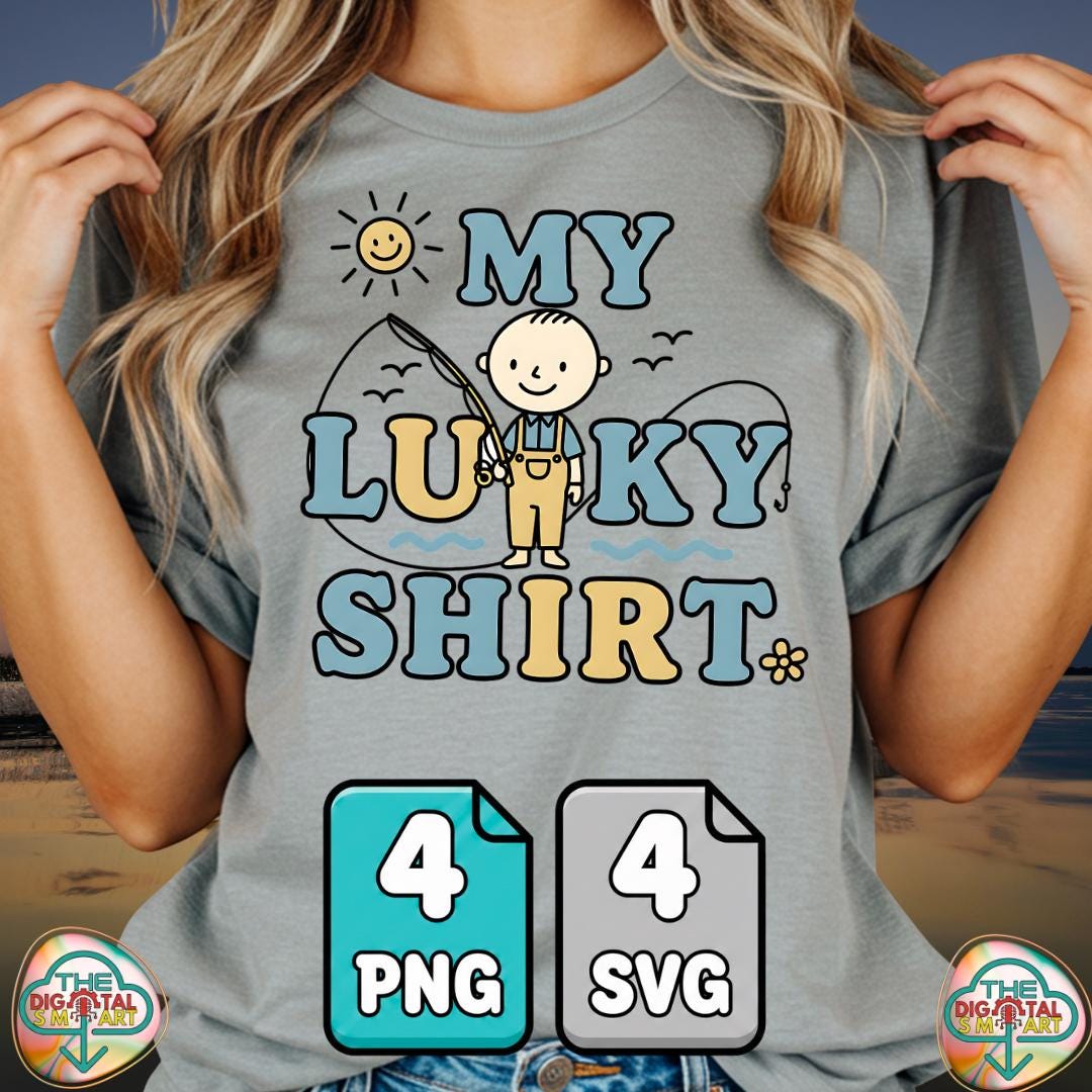Fishing-rod Funny Fly-fishing Lovers Png Svg Bundle Digital Download ...
