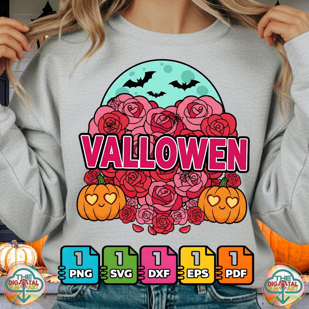 Valloween Romance and Menace Png Svg Bundle Digital Download Graphic ...