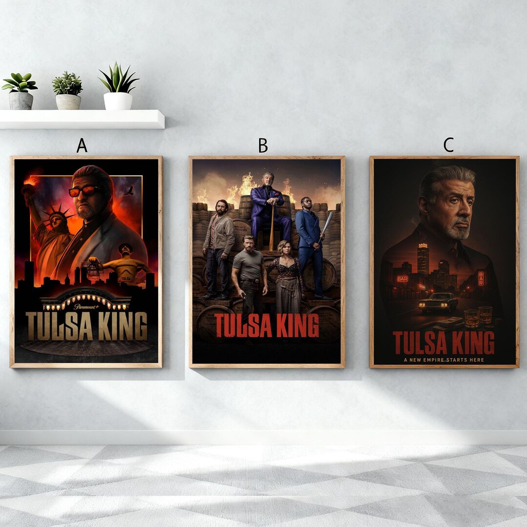 Tulsa King Movie Poster - Rolled Canvas Wall Art | Home & Office Decor ...