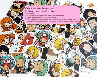 Chibi One Piece Ace Sticker - Etsy