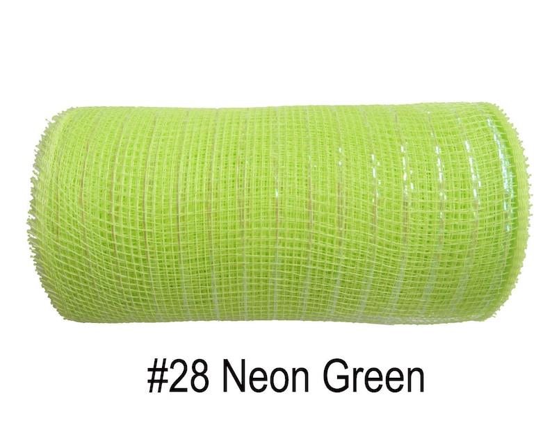 6 Inch X 10 Yards Metallic Deco Poly Mesh Ribbon-u PICK - Etsy