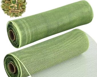 6 Inch X 10 Yards Metallic Deco Poly Mesh Ribbon-u PICK - Etsy