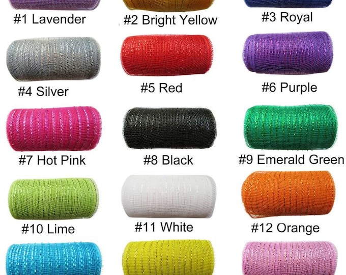 Navy Blue Deco Mesh, 10 Inch Navy Blue Deco Mesh, Deco Mesh Rolls, Deco ...