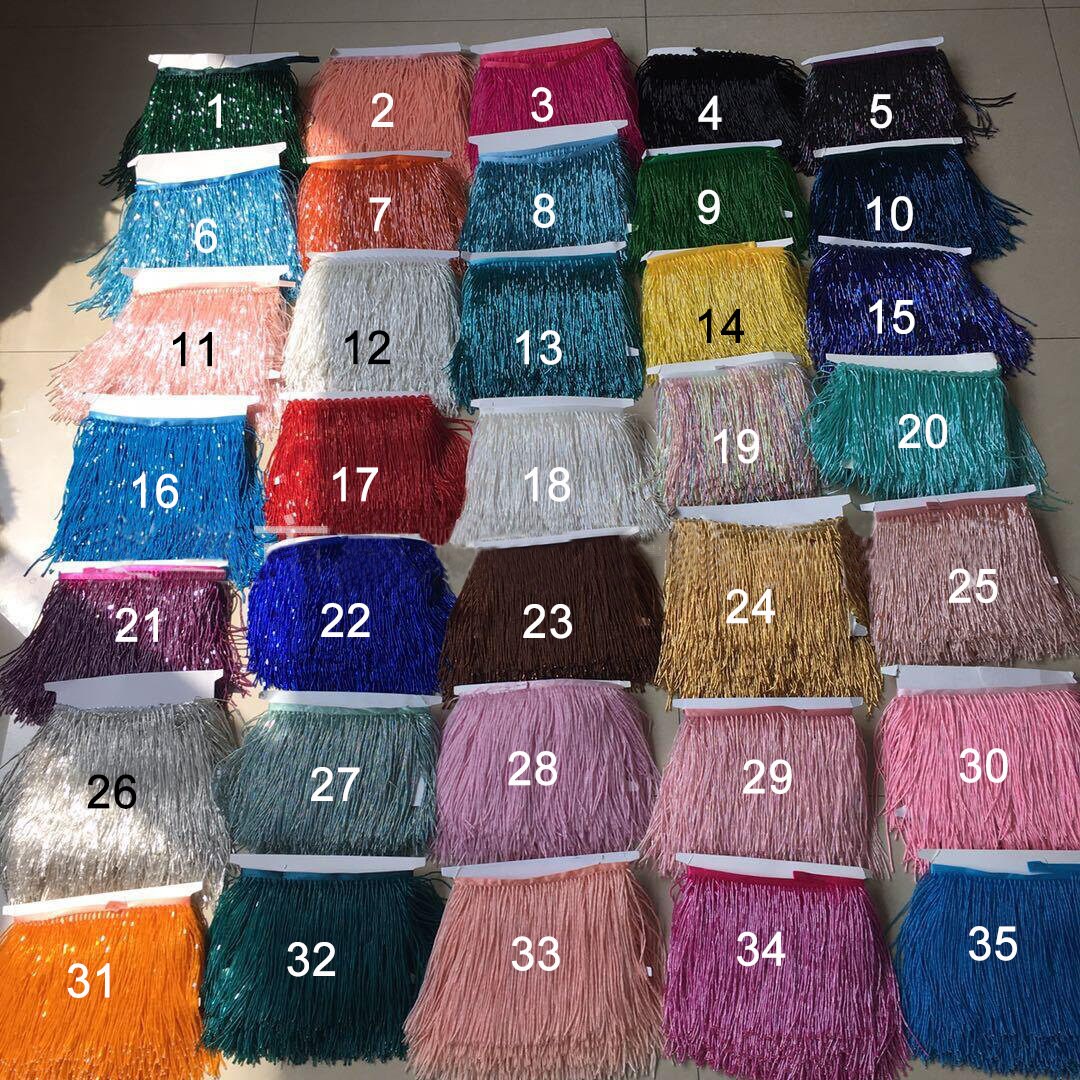Dangling Beaded Fringe Trim Sold by Yard U PICK (30 Colors) for Haute ...
