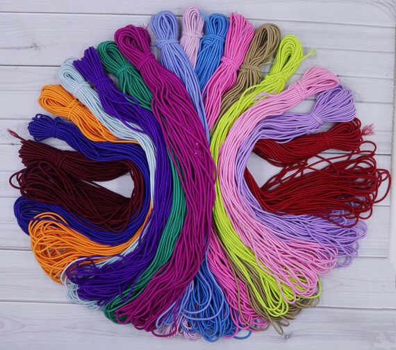 Pack Of 30 Yards Heavy Stretch Round String Elastic Cord for | Etsy