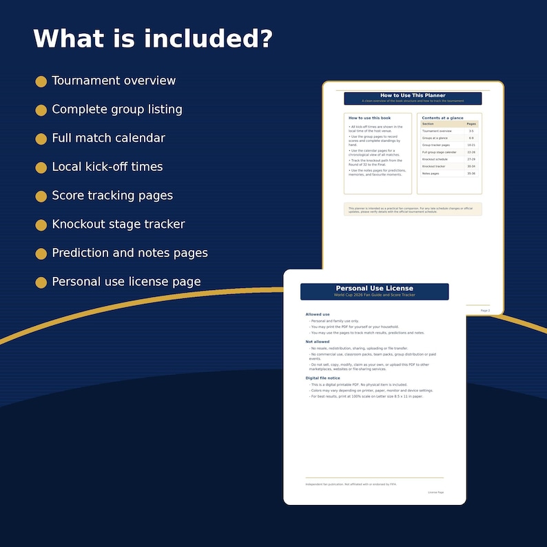 World Cup 2026 Fan Guide, Score Tracker, Match Calendar (PDF Download ...