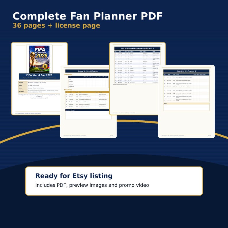 World Cup 2026 Fan Guide, Score Tracker, Match Calendar (PDF Download ...