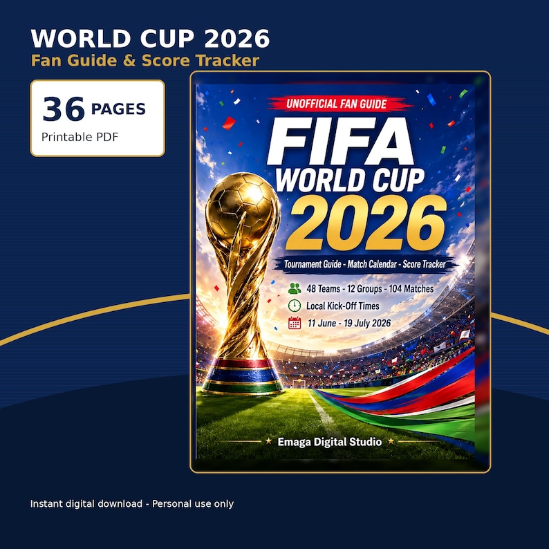 World Cup 2026 Fan Guide, Score Tracker, Match Calendar (PDF Download ...