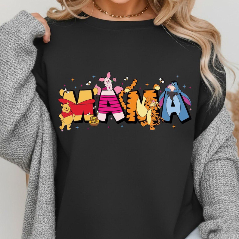 Mama Characters Bundle PNG – Cute Cartoon Mama Name Designs, Mother’s ...
