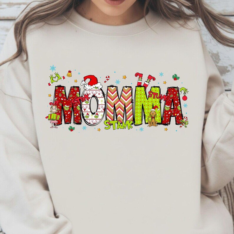 Grinch Family Name PNG Bundle – Grandma, Grammy, Momma, Mommy, Gigi ...