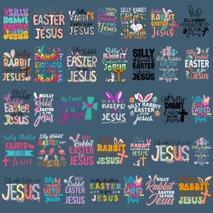 Silly Rabbit Easter is for Jesus Stickers - Etsy