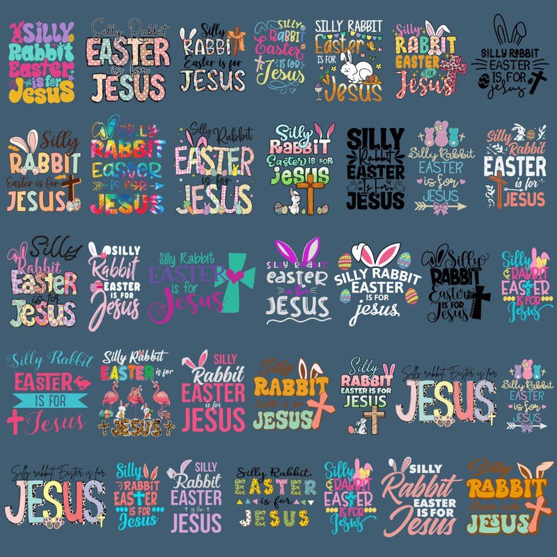 Silly Rabbit Easter - Etsy