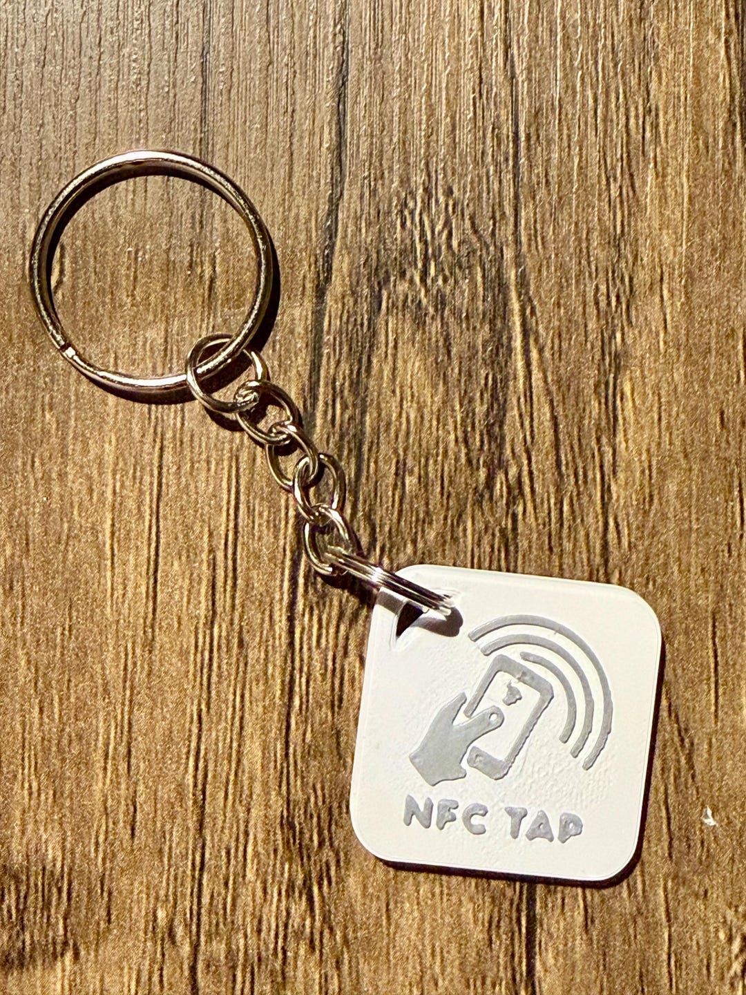 Custom 3D Printed NFC Keychain - Tap to Share Social Media - Etsy