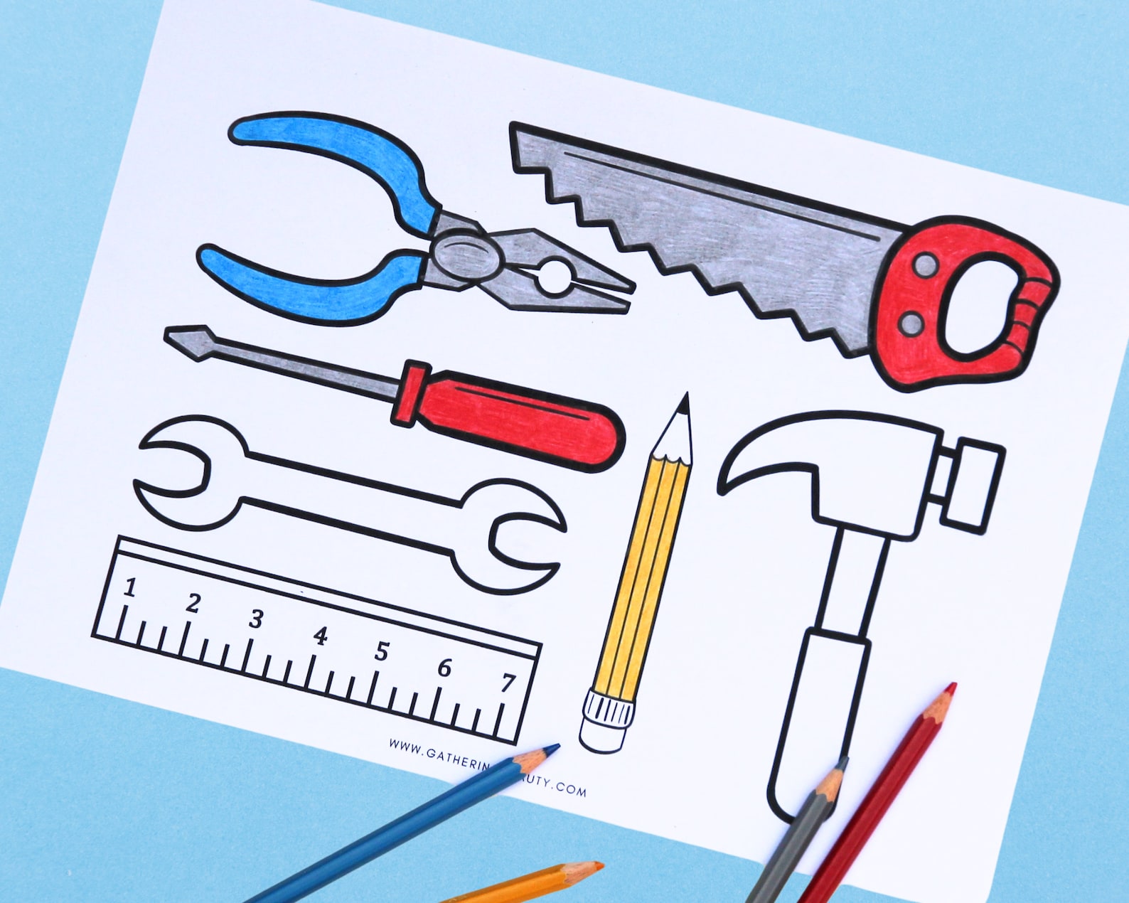 Fathers Day Toolbox Craft for Kids, Father's Day Gift, Fathers Day ...