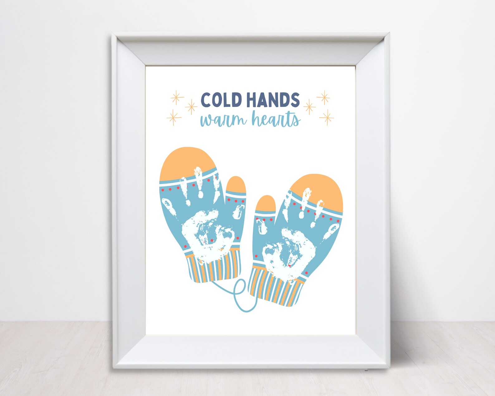 Four Season Handprint Art, Seasonal Handprint Craft, Keepsake ...