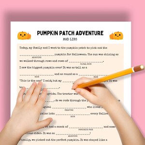 Halloween Mad Libs, Printable Game, Spooky Story, Mad Lib PDF, Fill-in ...