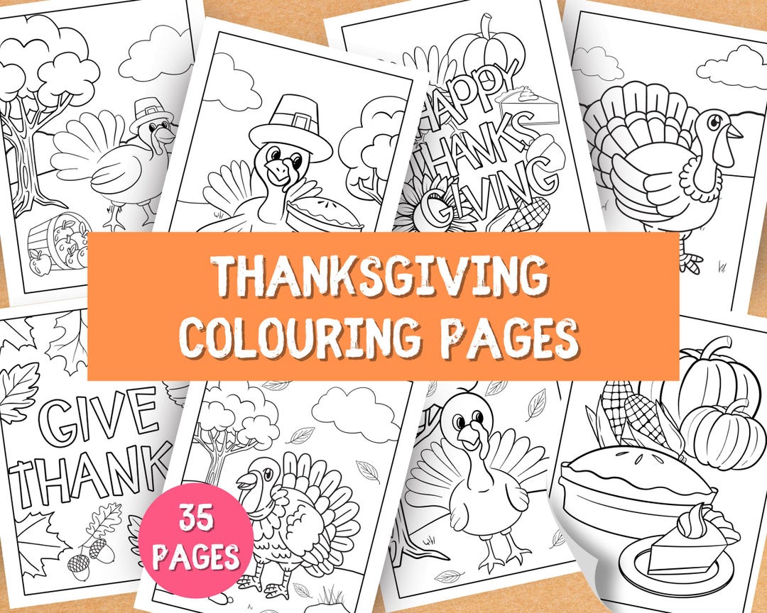 Thanksgiving Coloring Pages, Printable Fall Coloring Sheets, Turkey ...