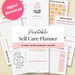 Self Care Planner Printable, Self Love Journal, Mindfulness Journals ...