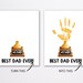 Fathers Day Handprint Craft, Trophy, Best Dad, Fathers Day Gift ...