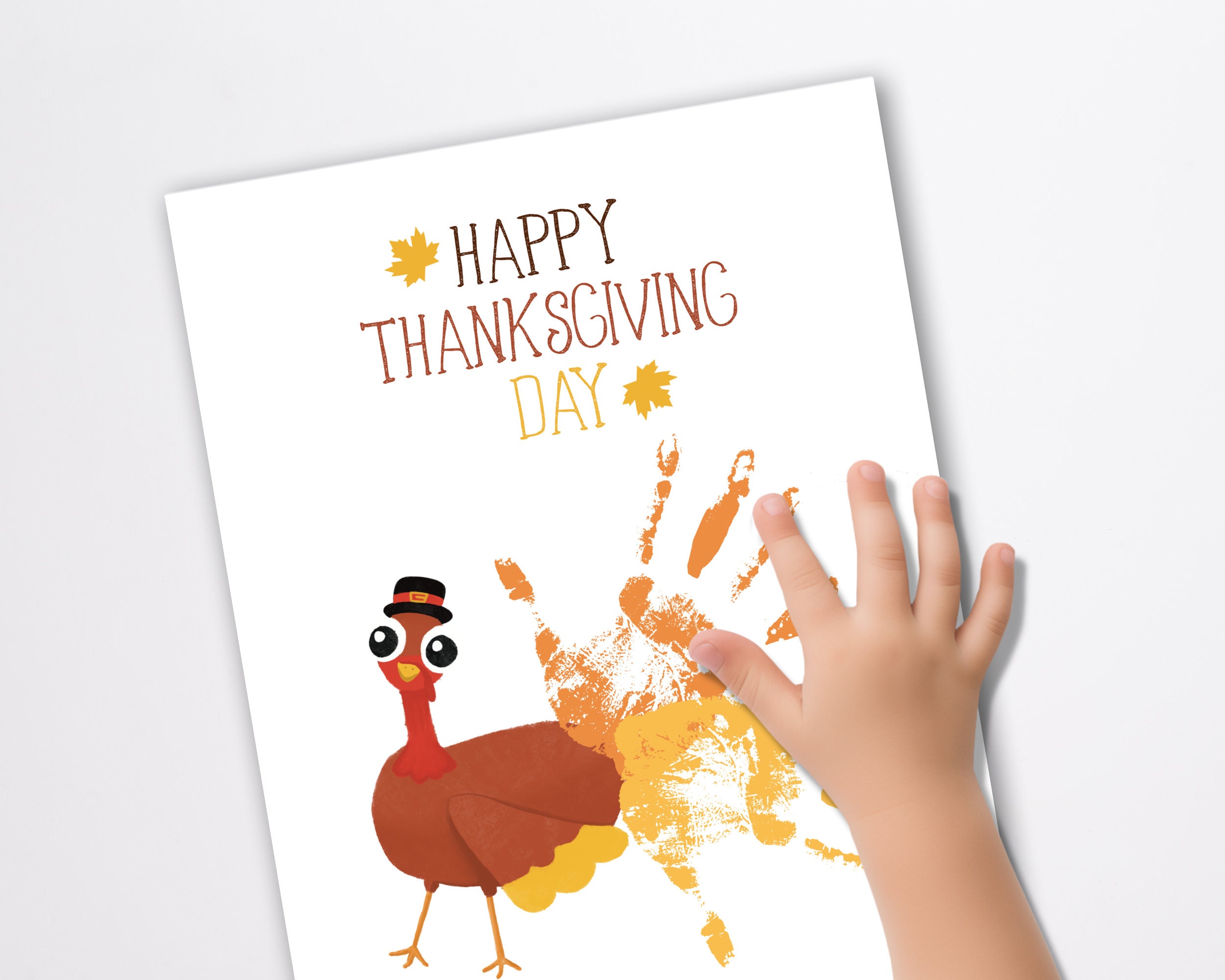 Turkey Handprint Craft, Handprint Thanksgiving, Fall Handprint Craft ...