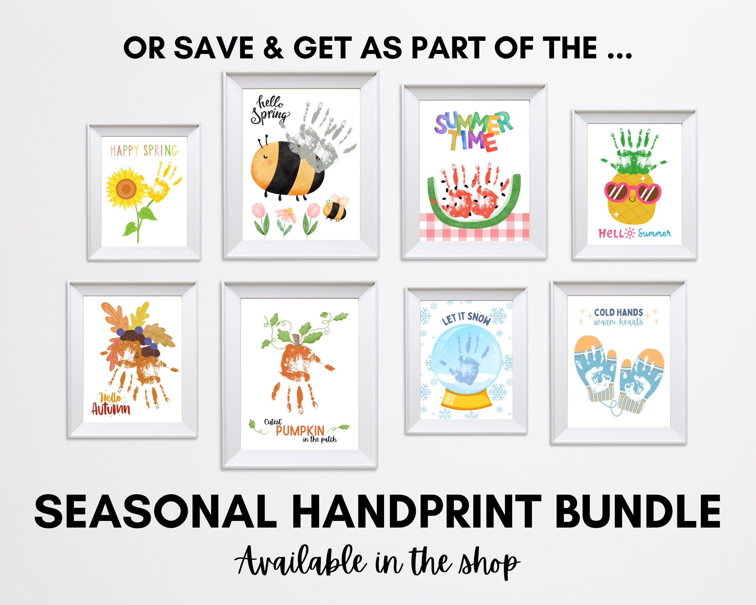 Bee Handprint Craft, Hello Spring Handprint Craft, Handprint Art, Kids ...