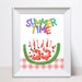 Summer Handprint Art, Watermelon Handprint, Summer Camp Art, Day Care ...