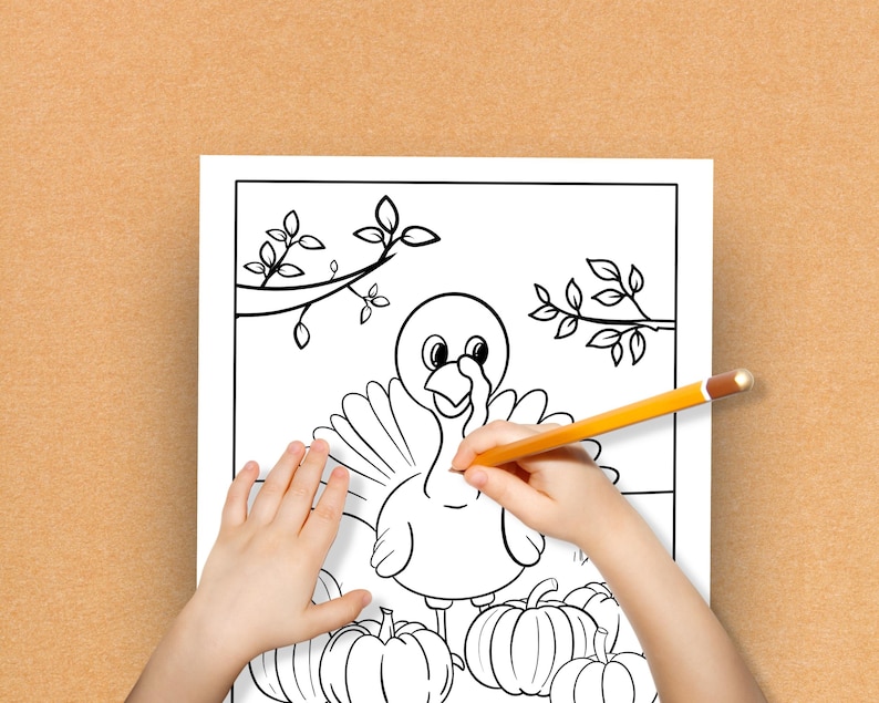 Thanksgiving Coloring Pages, Printable Fall Coloring Sheets, Turkey ...