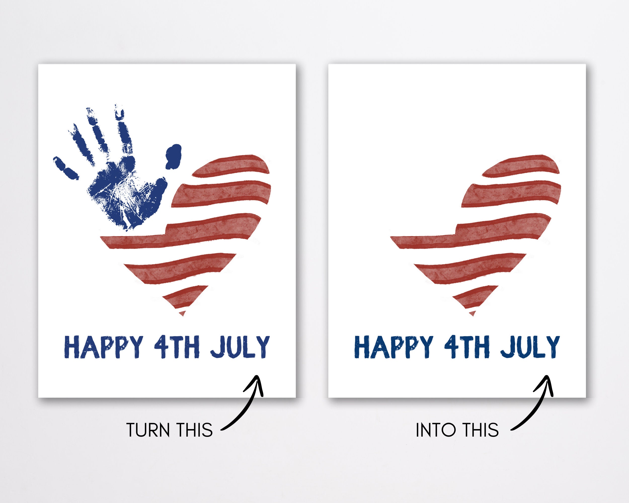 4th July, Handprint Art, Fourth of July Handprint Art, Kids Crafts ...