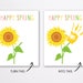 Spring Handprint Craft, Sunflower Handprint Art, Happy Spring ...