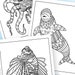 Ocean Animal Coloring Pages, Zentangle Coloring Pages, Sea Creature ...