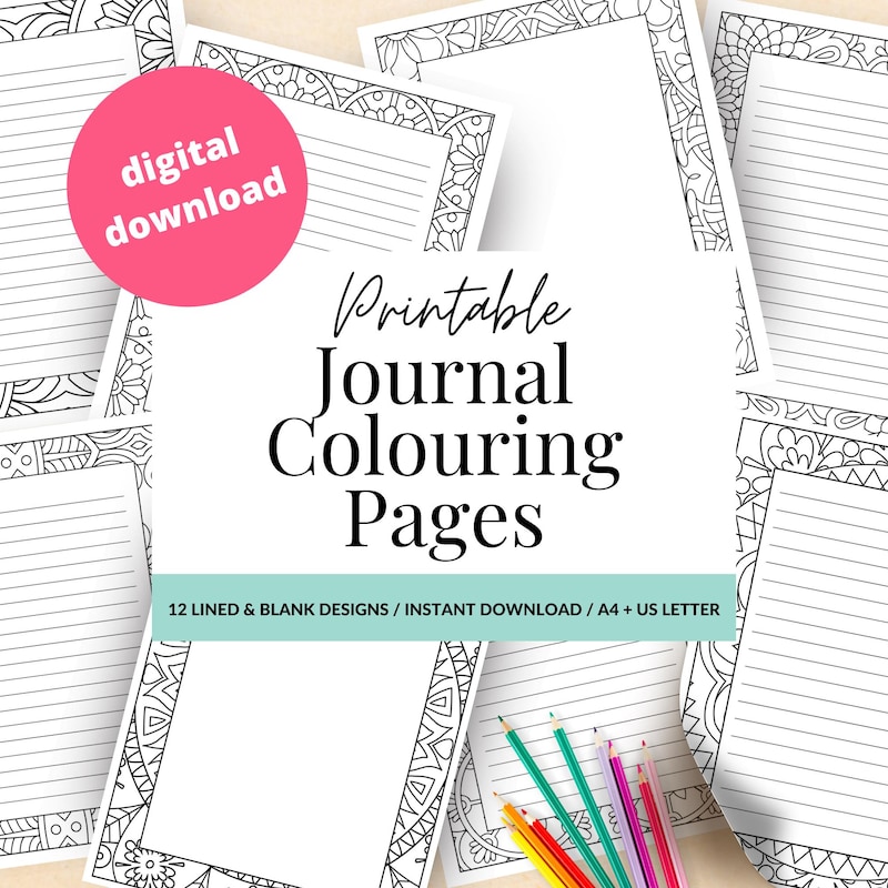 Printable Journal - Etsy