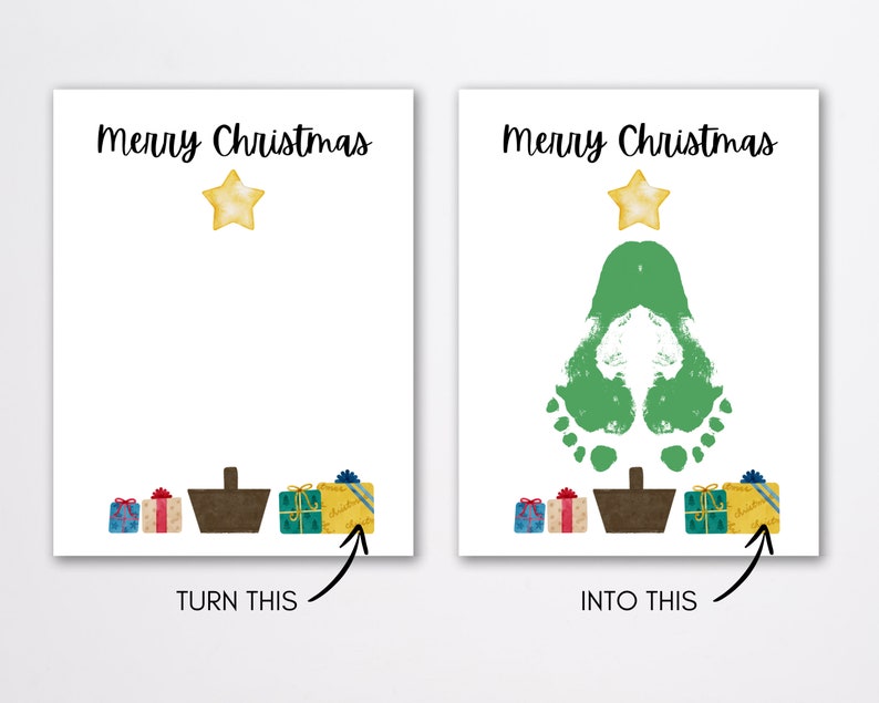 Christmas Handprint Craft, Christmas Tree Handprint Art, Christmas Tree ...