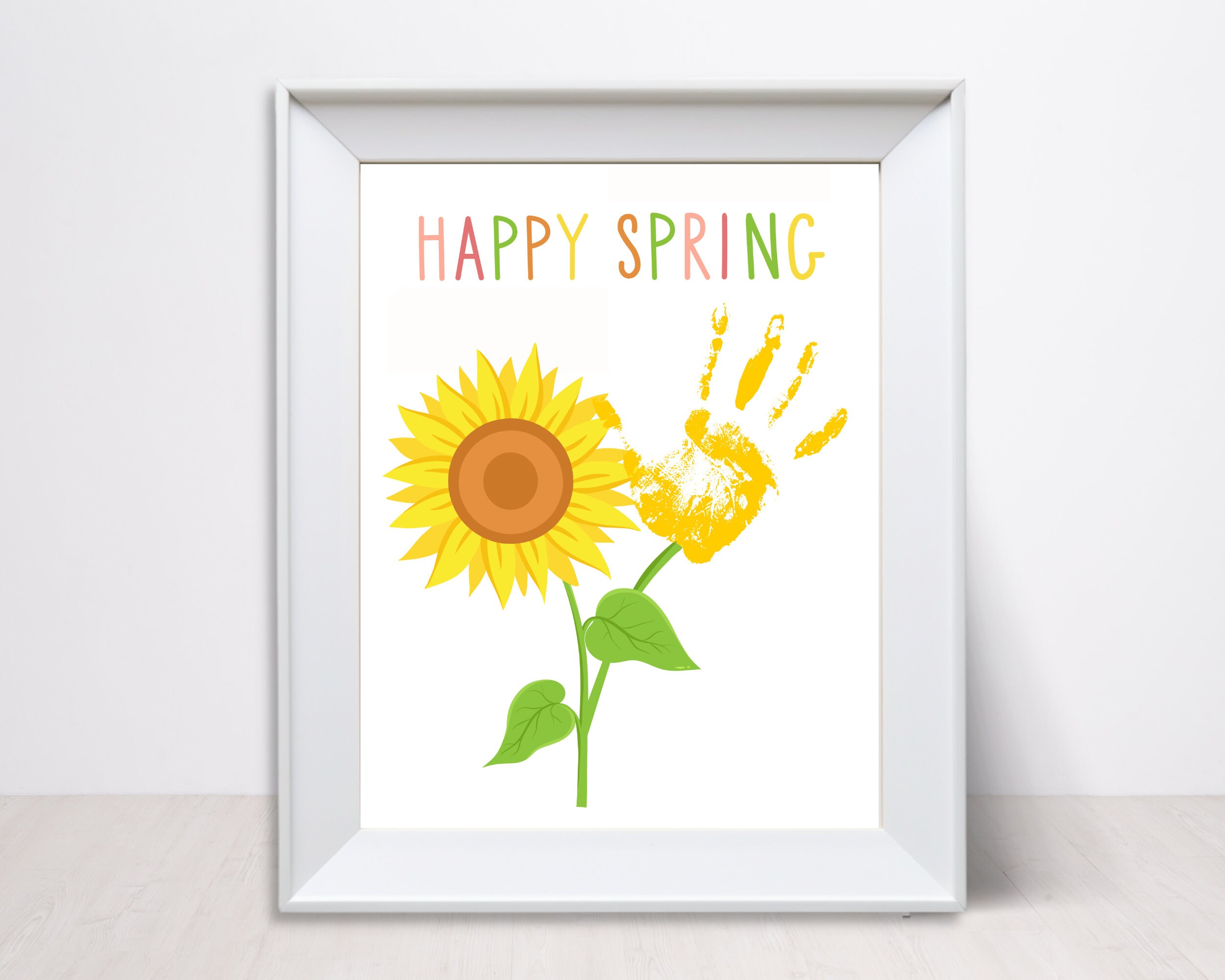 Four Season Handprint Art, Seasonal Handprint Craft, Keepsake ...