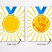 Gold Medal Handprint Craft, Sports Day, Handprint Art, Summer Games ...