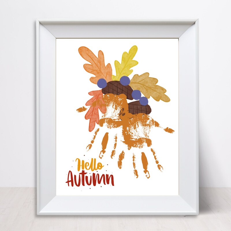 Acorn Handprint - Etsy