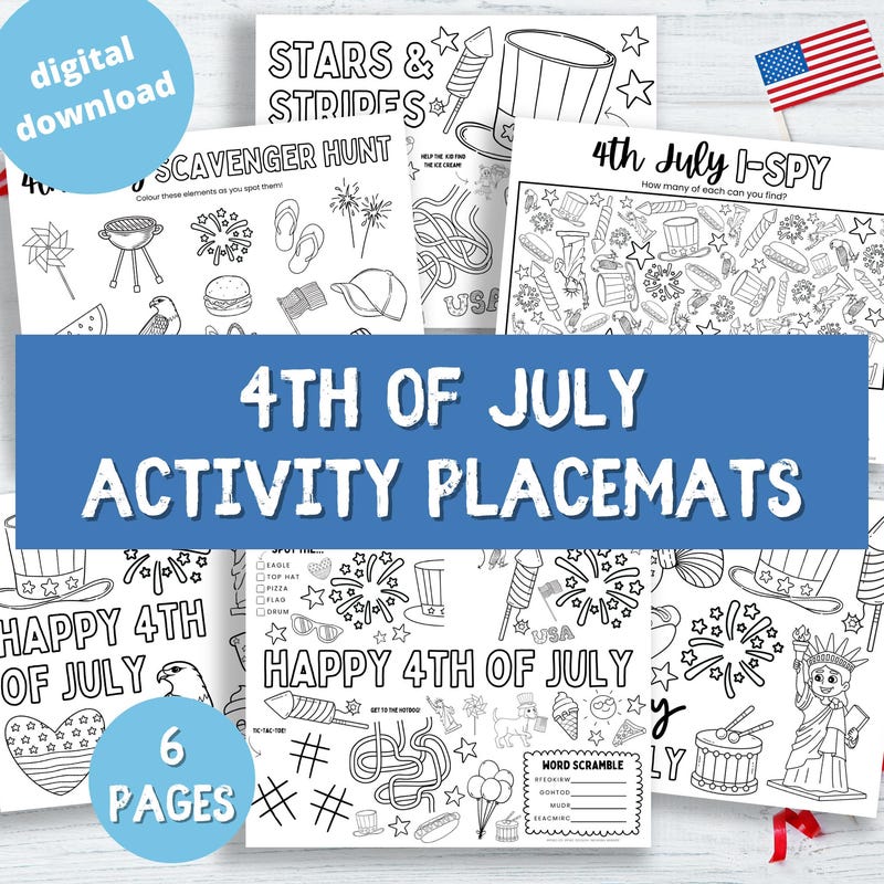 4th of July Placemat - Etsy