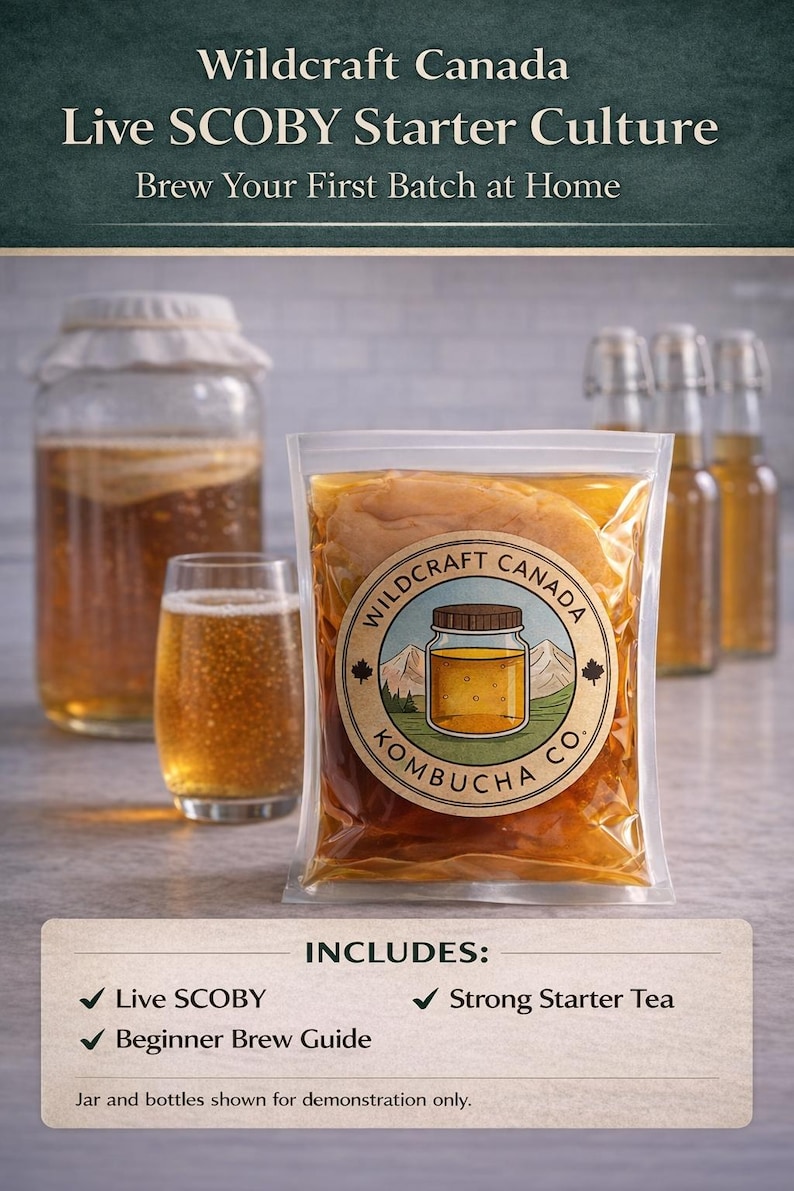 Live Kombucha Starter Culture – Reliable SCOBY for Home Brewing - Etsy ...