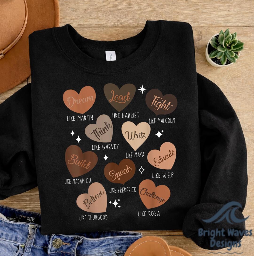 Black History Month Png Pdf, Teacher BHM Shirt Design, Dream Lead Fight ...