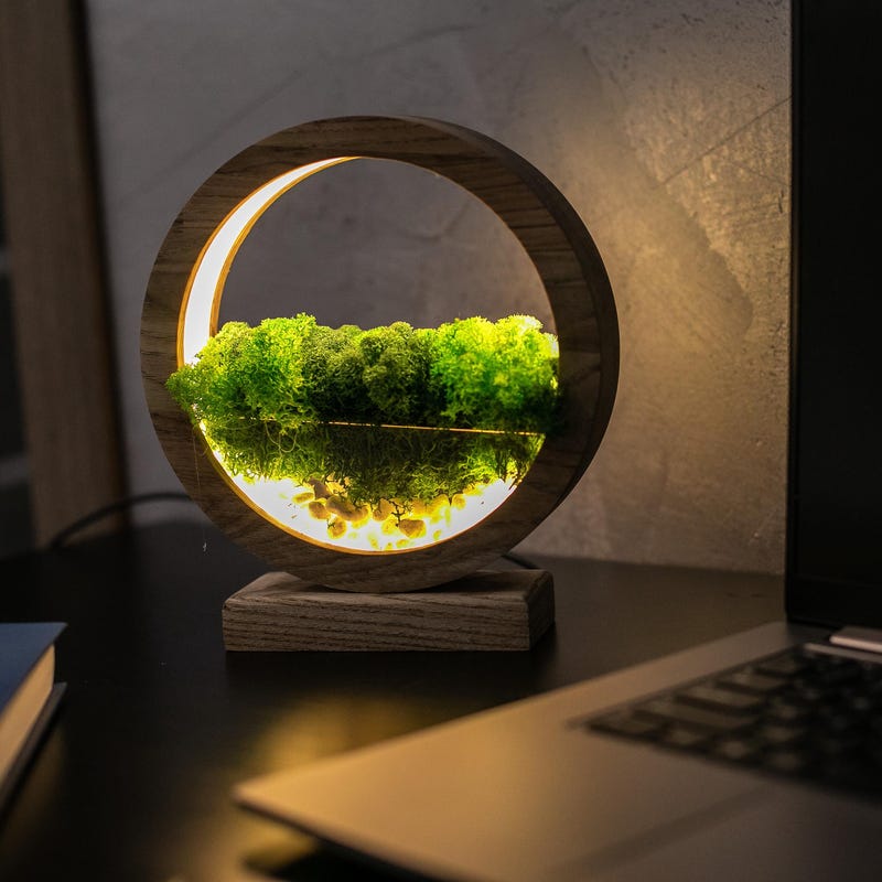 Unique Scandi Table Lamp - Etsy