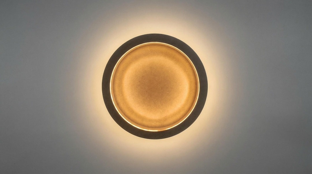 Round Wood Art Board With Double-sided LED Backlight | Dual ...