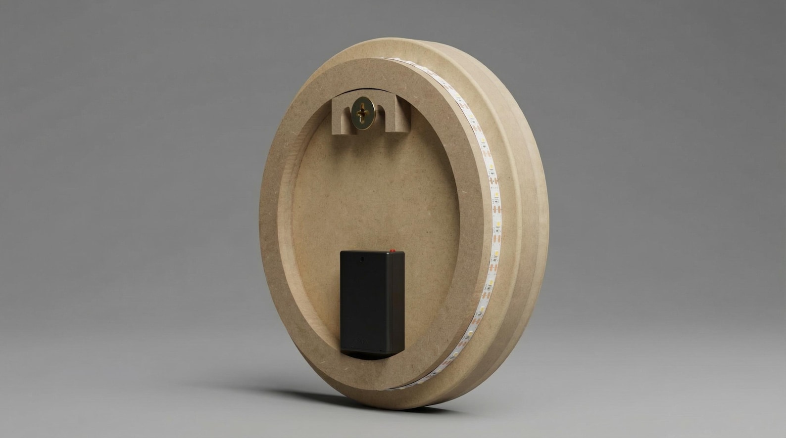 Round Wood Art Board With Double-sided LED Backlight | Dual ...