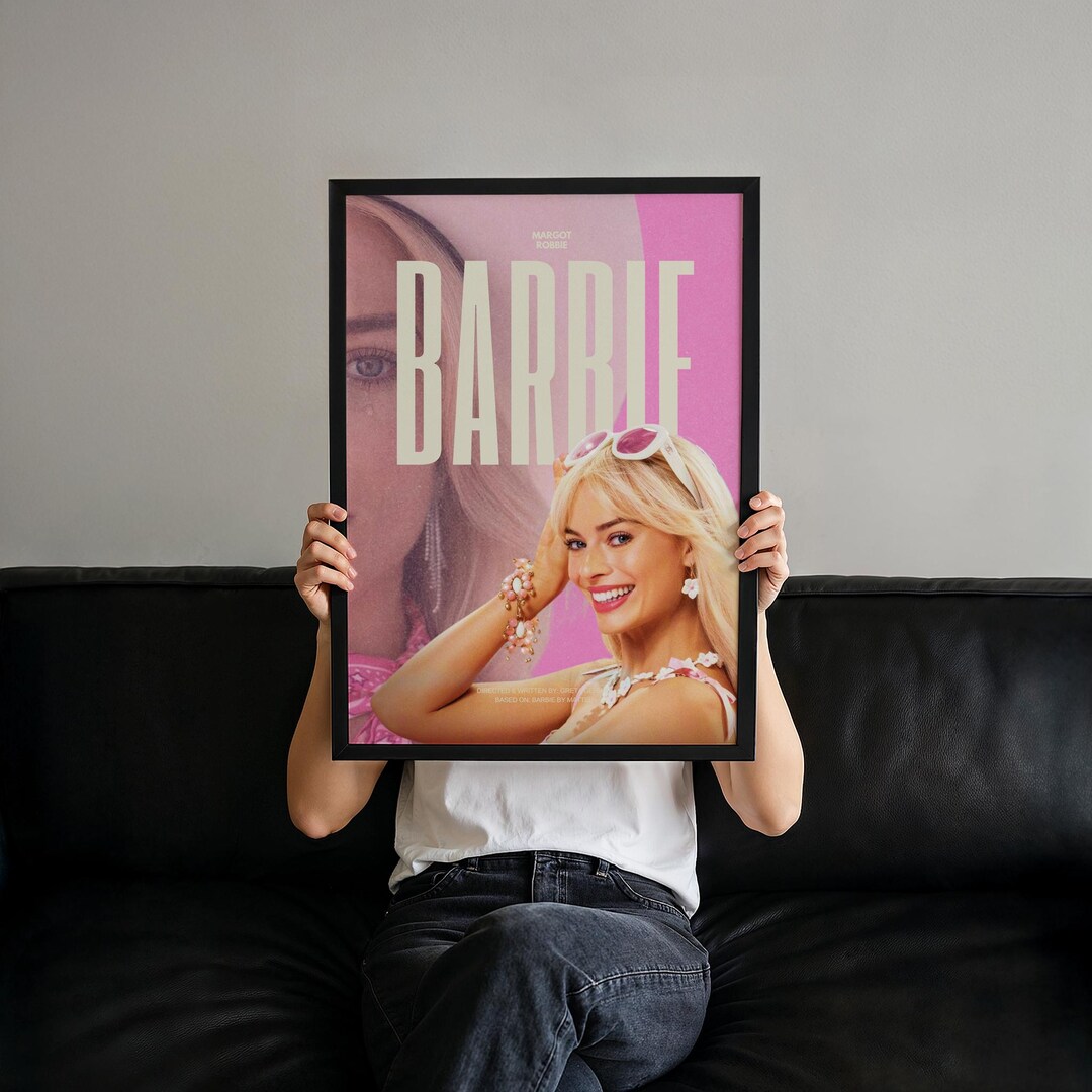 Barbie Movie Framed Poster - Premium Black Frame - Stylish Wall Art ...