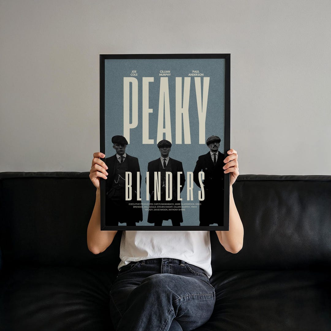 Peaky Blinders Framed Poster – Premium Black Frame – Stylish Wall Art ...