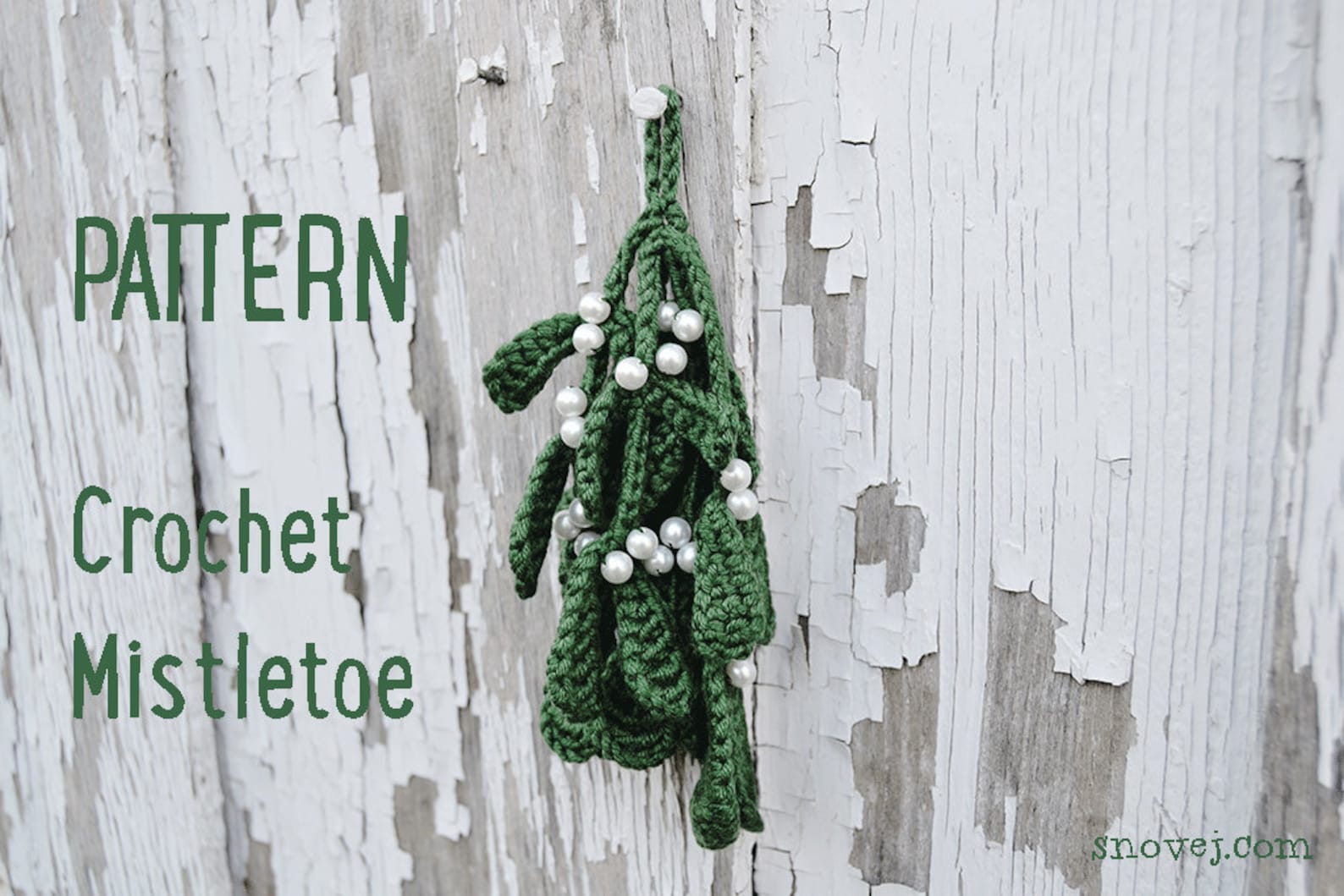 PATTERN Crochet Mistletoe Christmas Green - Etsy