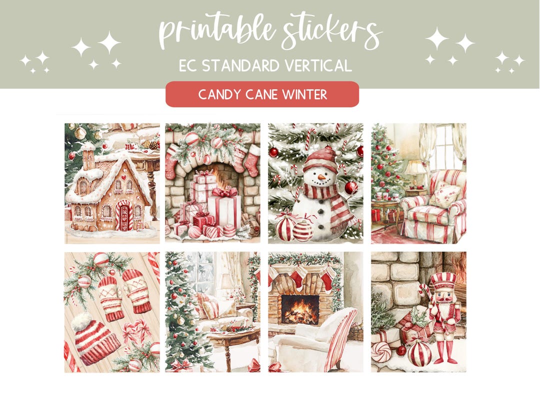Printable Planner Stickers Christmas Printable Weekly Sticker Kit for ...