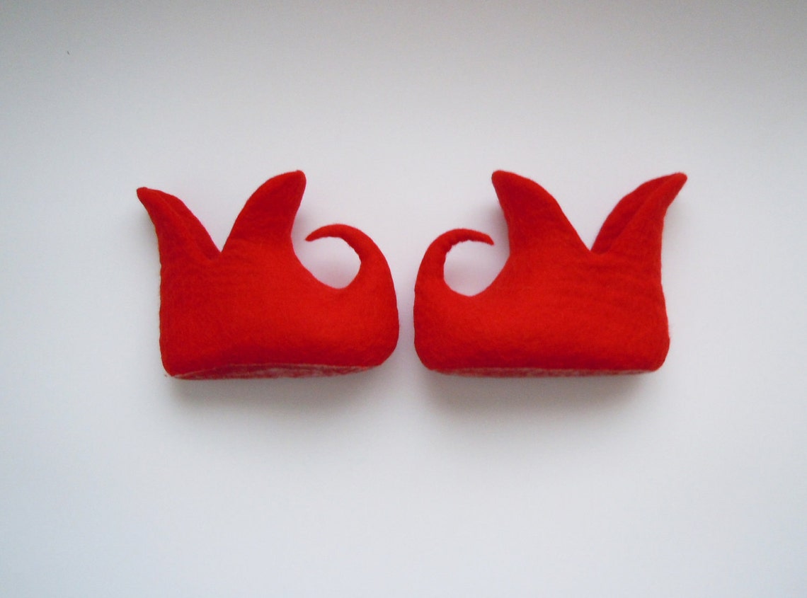 Felted Adult Size Slippers ELF SHOES - Etsy