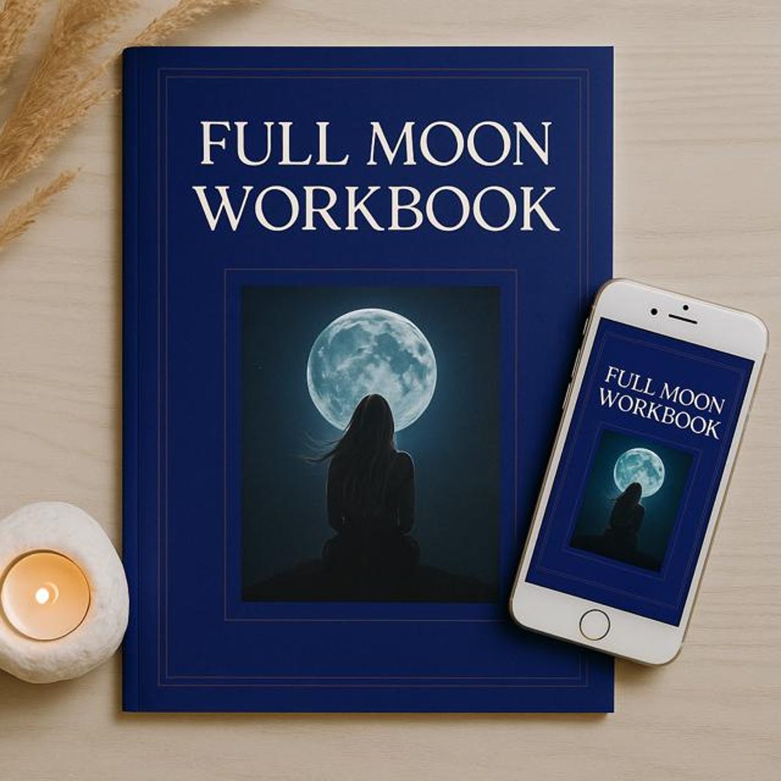 Full Moon Workbook • Lunar Guide • Printable Moon Journal • Reflection ...