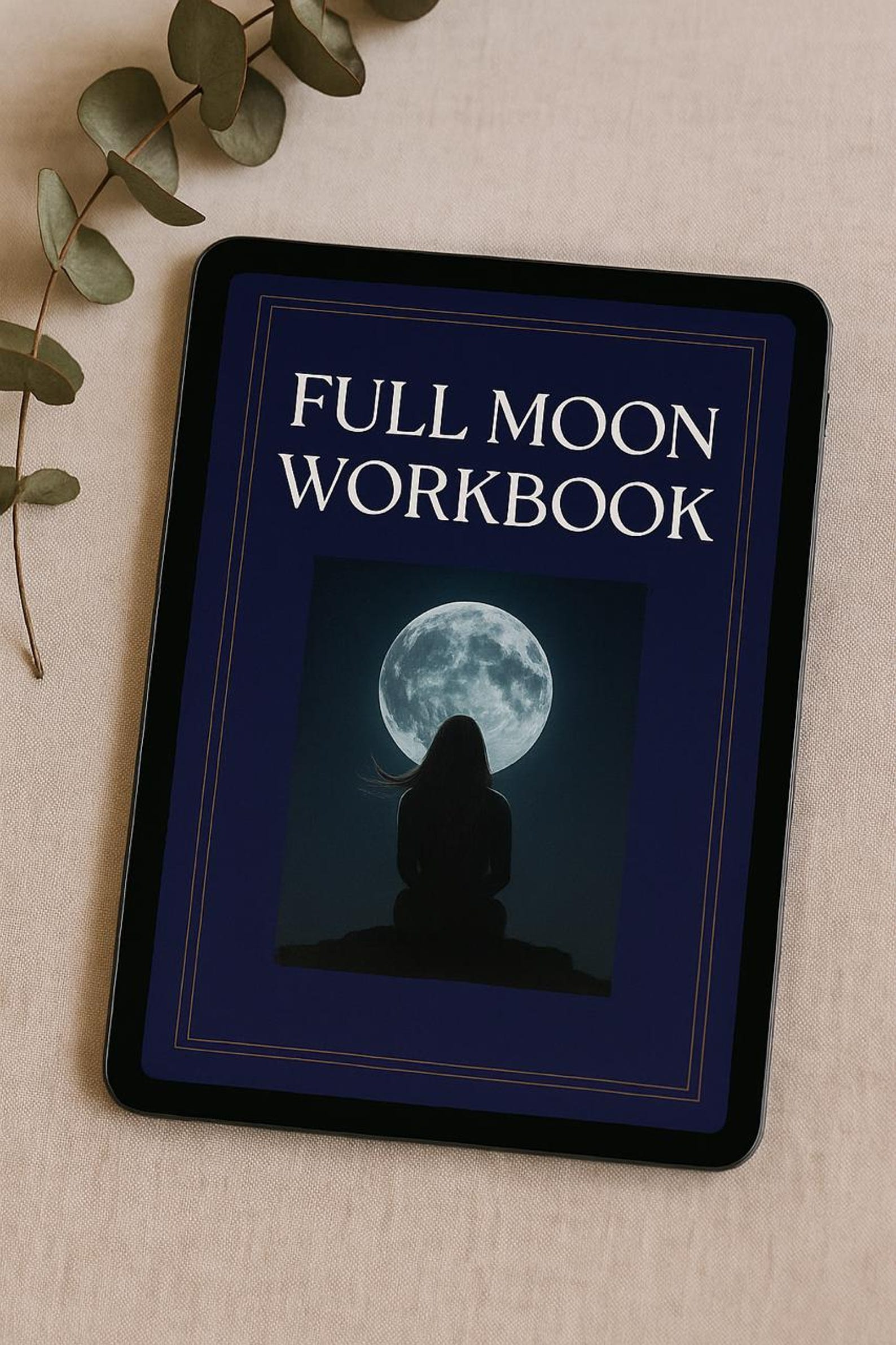 Full Moon Workbook • Lunar Guide • Printable Moon Journal • Reflection ...
