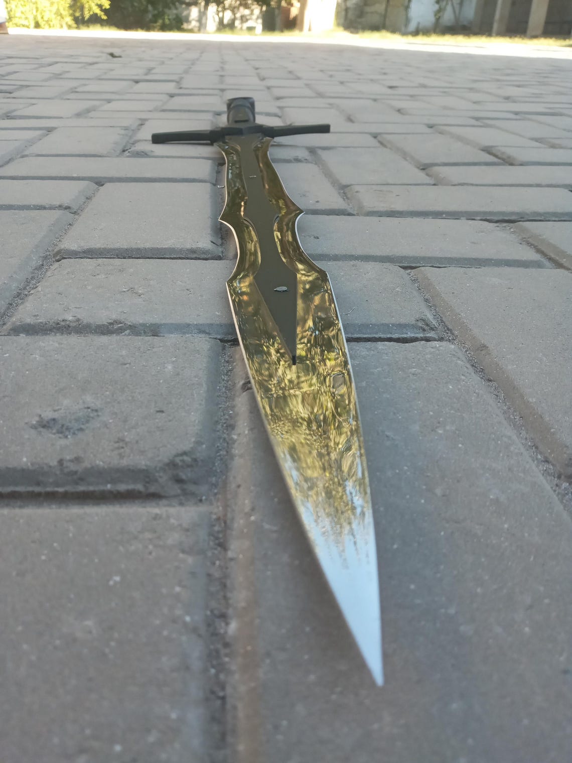 Personalized Dragonbone Sword Handmade Silver Steel Fantasy Sword - Etsy